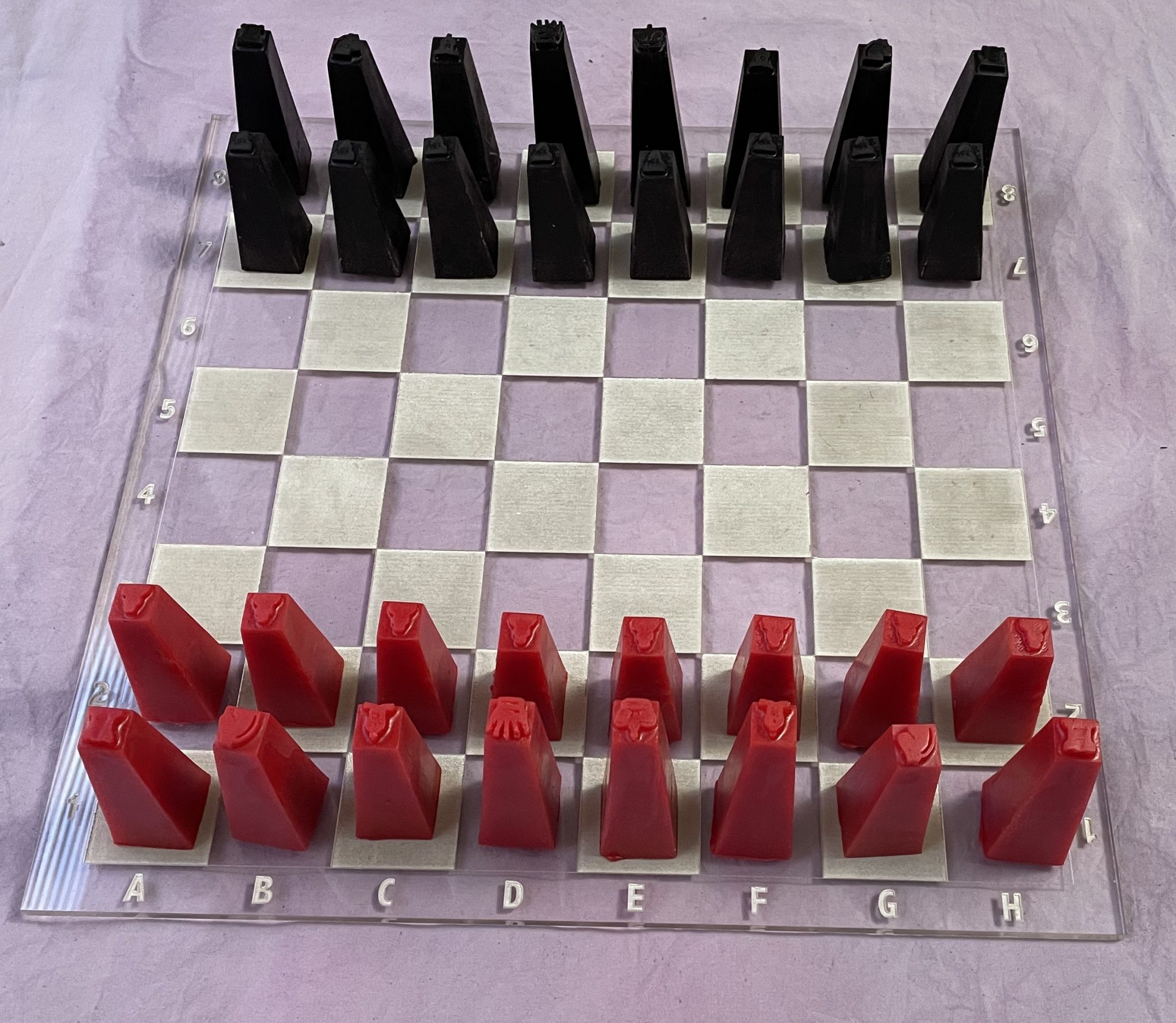3D printing for mold making: Chess Set – SAIC Advanced Output Center