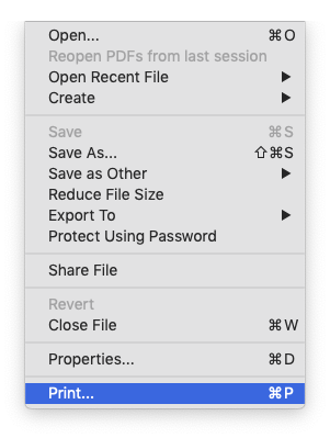 Save as PDF | Print as Image option in Adobe Acrobat – SAIC Print Services