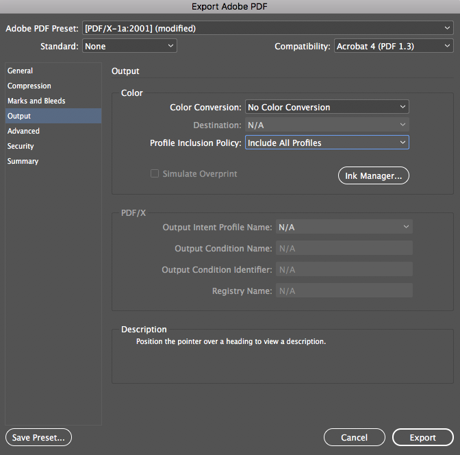 Exporting To Pdf For Templates Saic Service Bureau